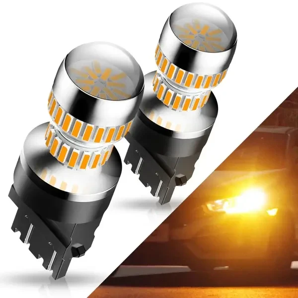 AUXITO 3157 LED žute sijalice CANBUS 54SMD T25 3157-54H-DD-Y2