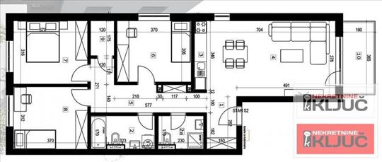 Najlon Pijaca, 89m2, Četvorosoban sa pdv, Izgradnj