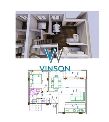 Sremska Kamenica - Četvorosoban duplex stan ID#100