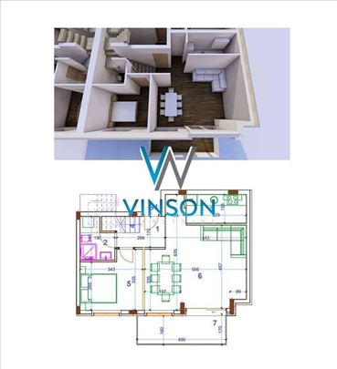 Sremska Kamenica - Četvorosoban duplex stan ID#100