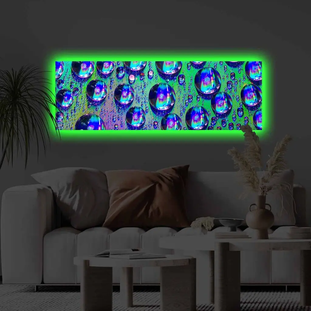 Wallity Slika sa LED osvetljenjem 3090KTLGDACT - 008, 30x90 cm