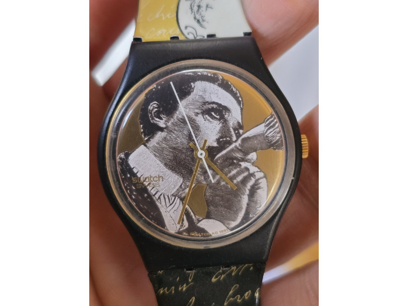 Vintage Swatch "Baiser d'Antan" (1992) - Design by Forn