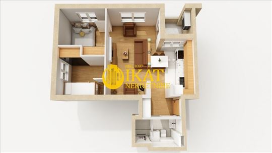 Cvetanova ćuprija 44,78m2 2.0, novogradnja + pdv
