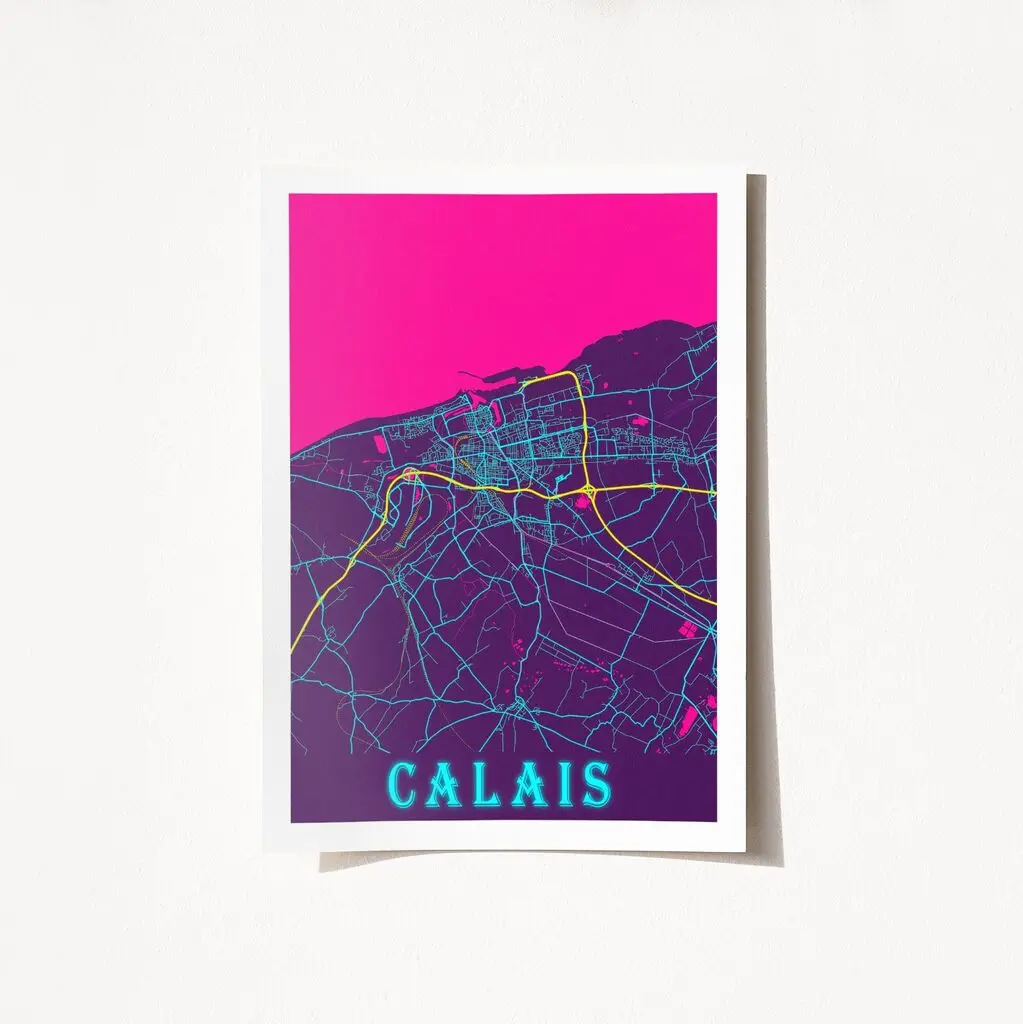 Wallity Poster Calais-2064, 21x29,7 cm