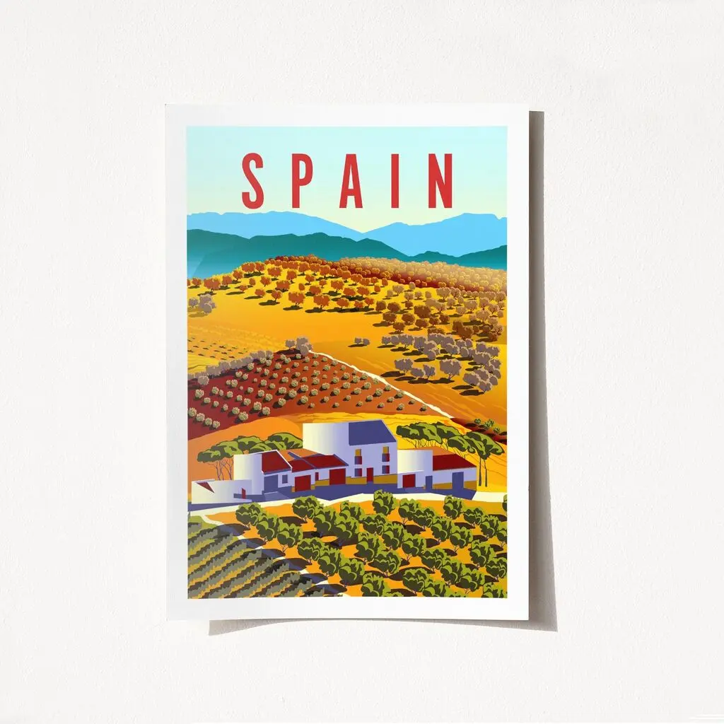 Wallity Poster Spain-2000, 21x29,7 cm