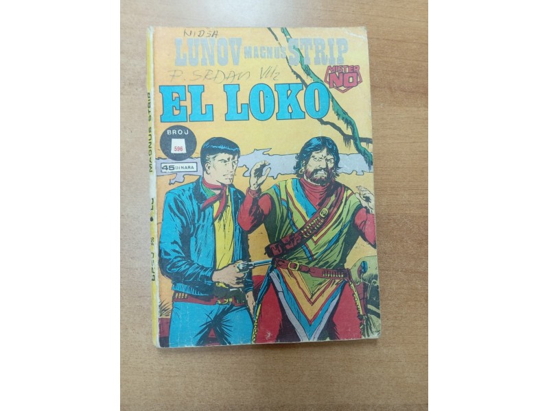 MISTER NO - EL LOKO- LMS BROJ 596