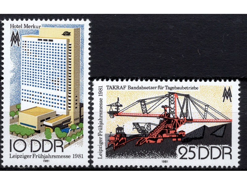 Nemačka DDR 1981. Komplet serija