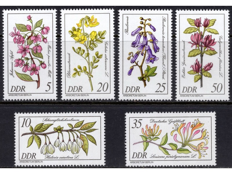 Nemačka DDR 1981. Komplet serija, Flora