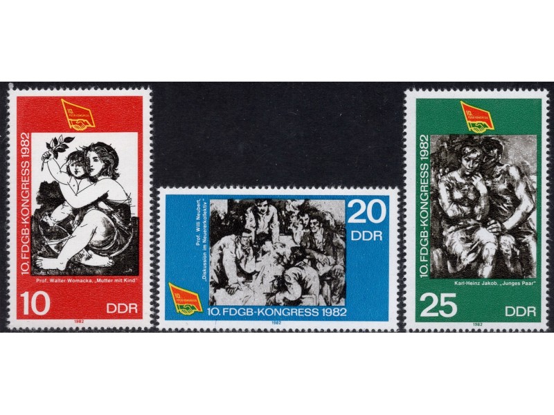 Nemačka DDR 1982. Komplet serija