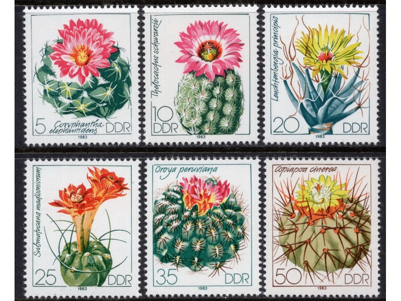 Nemačka DDR 1983. Komplet serija, Flora