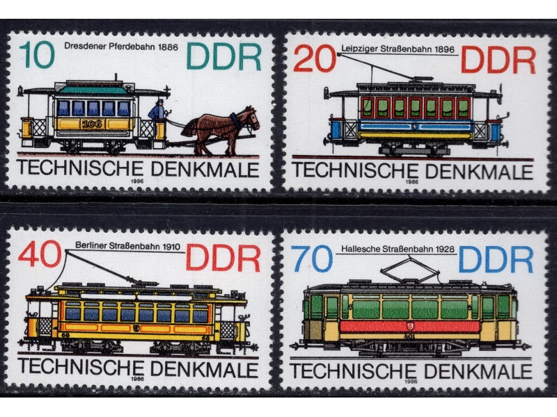 Nemačka DDR 1986. Komplet serija