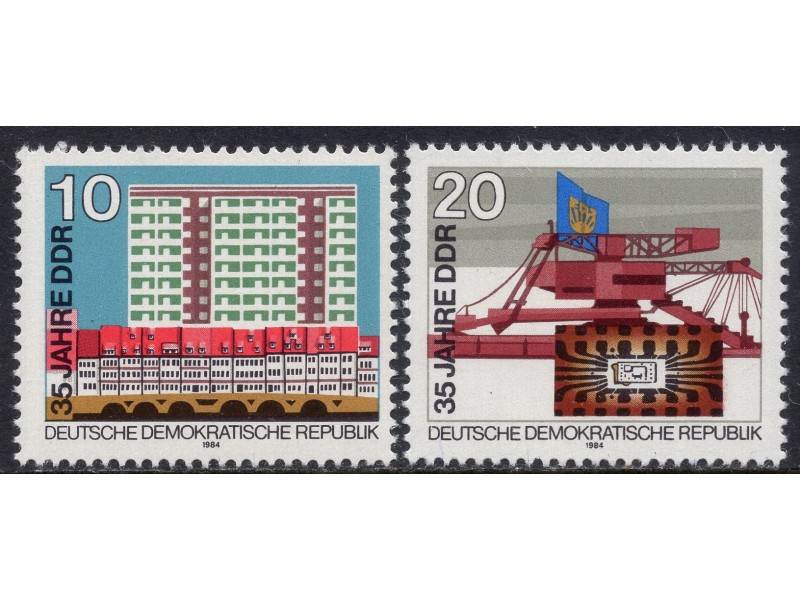 Nemačka DDR 1984. Komplet serija