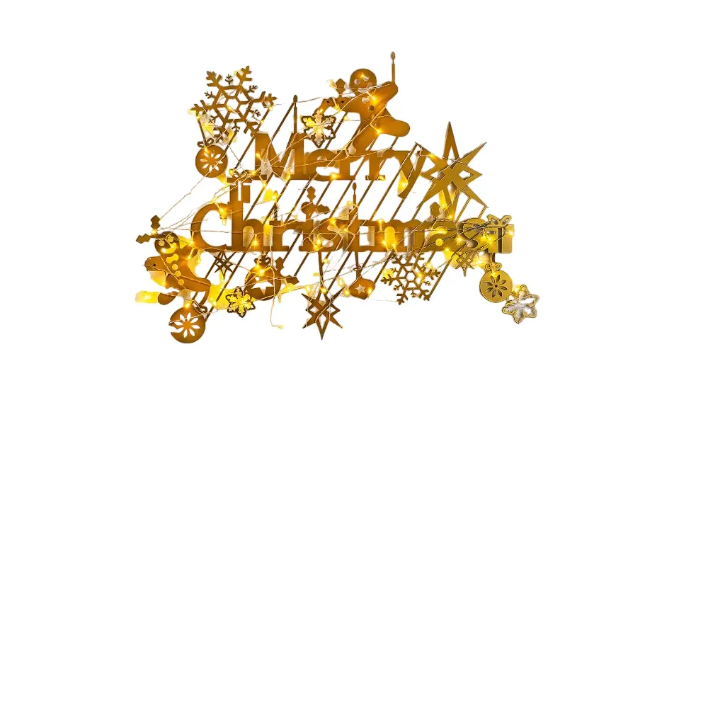 Wallity XMASGOLD 023 Zidna dekoracija