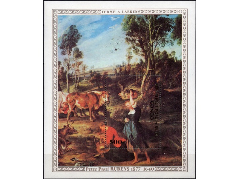 Congo 1978. Rubens, Blok br. 14