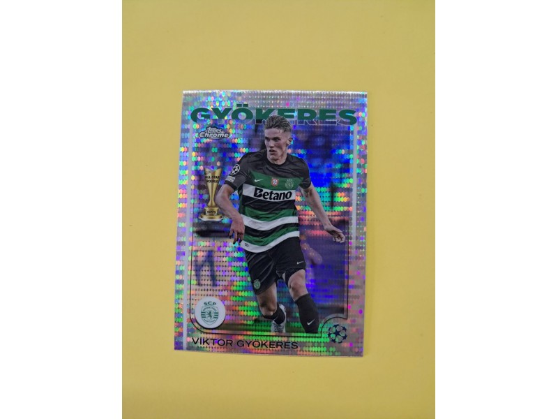 Viktor Gyokeres PULSAR Paralela TOPPS CHROME