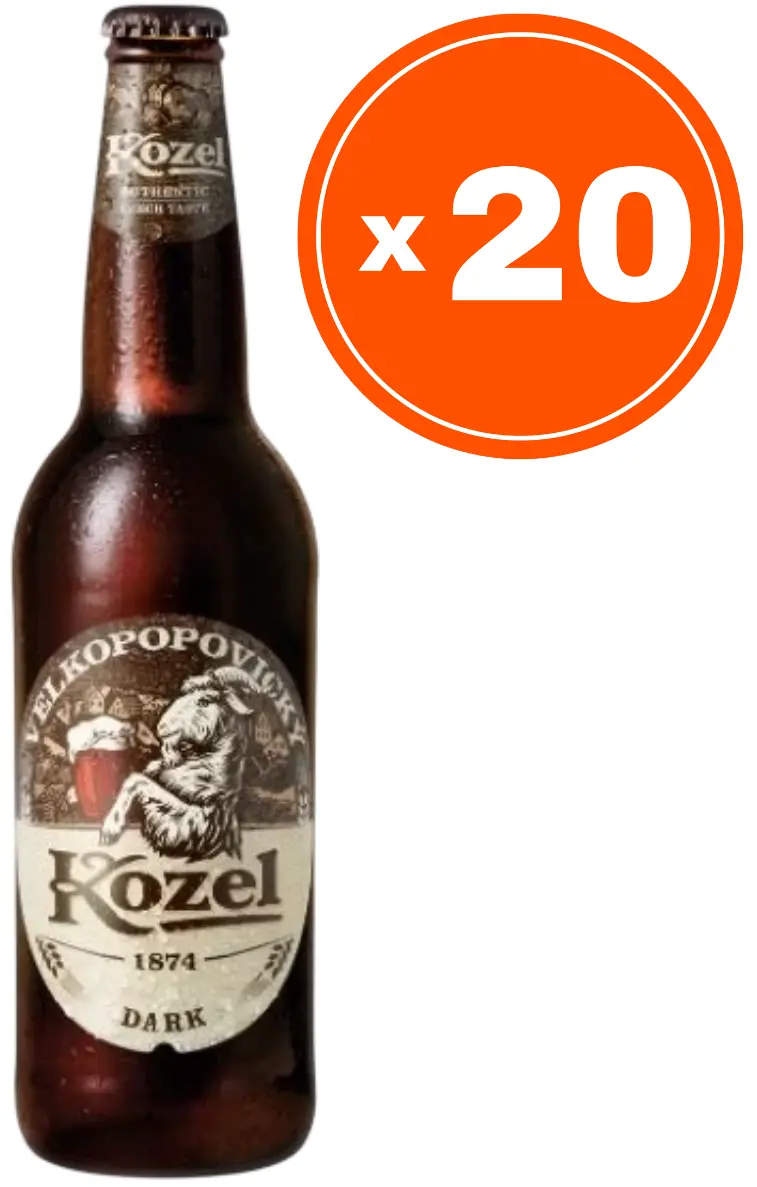 Kozel Tamno pivo, 0.5l, 20 komada