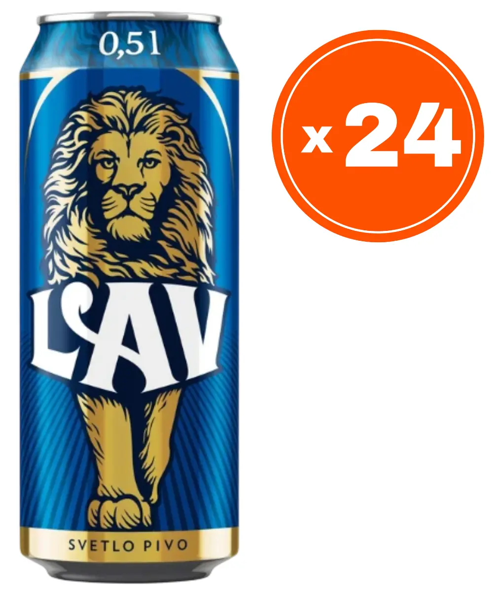 Lav Svetlo pivo, 0.5l, 24 komada