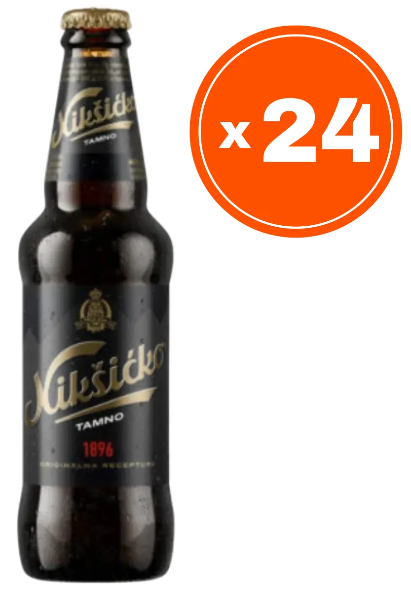 Nikšićko Crno pivo, 0.33l, 24 komada
