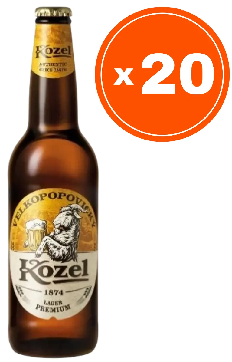 Kozel Svetlo Svetlo pivo, 0.5l, 20 komada