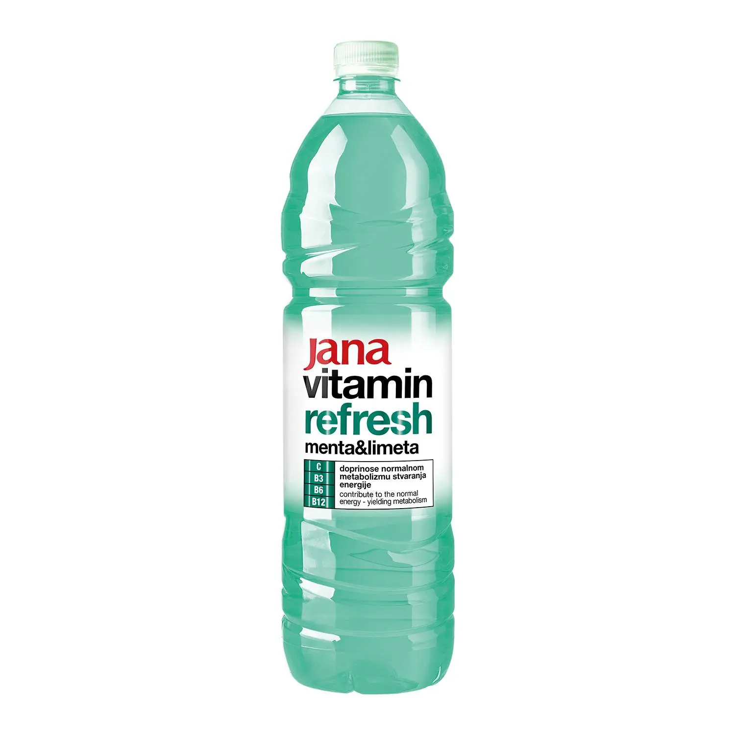 Jana Vitaminska voda Refresh sa ukusom mente i limete, 1.5l