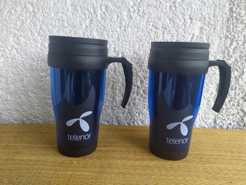 "TELENOR" Termo Šolje - 2 Komada