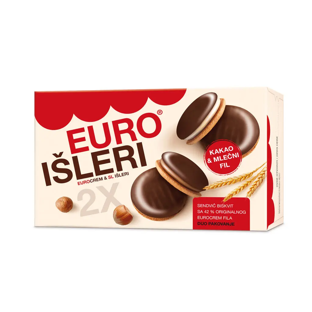 Swisslion Takovo Biskvit Išleri, Kakao i mlečni fil, 250 g