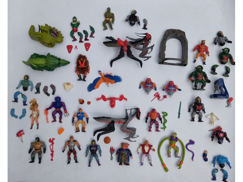 Gospodari svemira vintage Mattel Masters lot igračaka