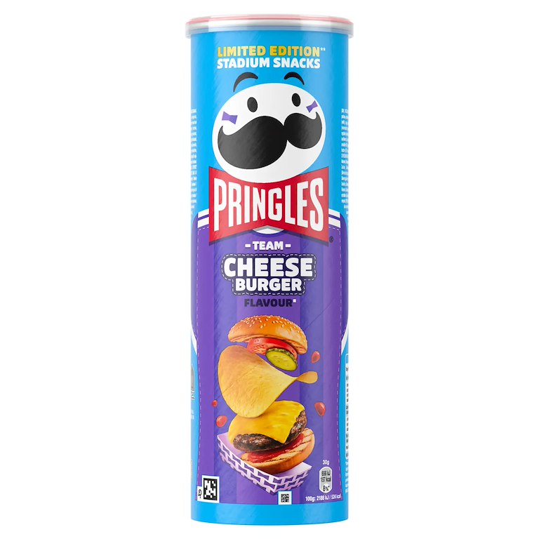 Pringles Čips Čizburger, 165 g