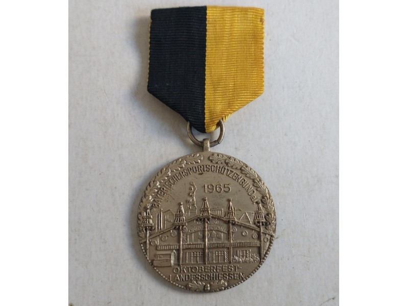 medalja Bavarsko državno streljaštvo OKTOBERFEST 1965.