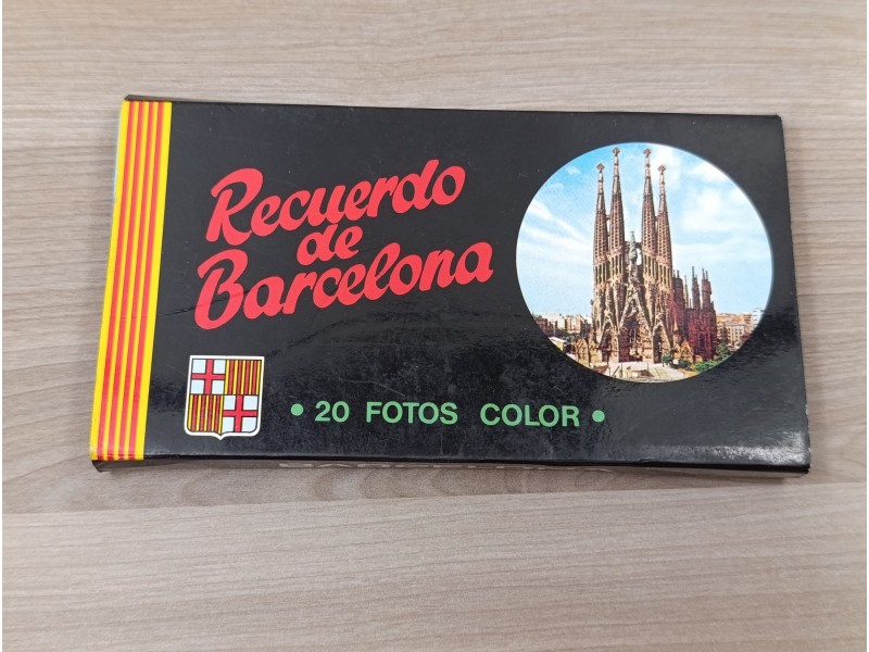 20 kolor foto razglednica – Barcelona