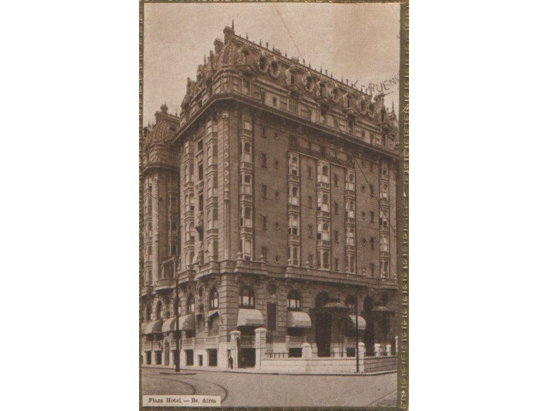 BUENOS AIRES , HOTEL , ZLATOTISK OKVIRA