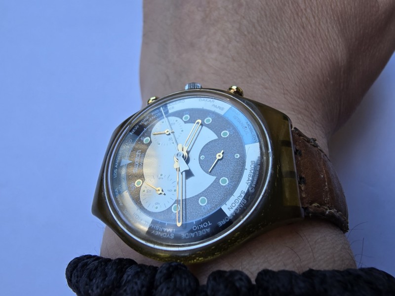 Original Swatch Chrono „Jet Lag“ (1993) – Kolekcionarsk