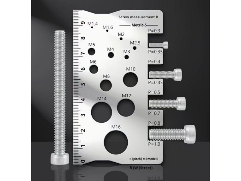 Metalni merač navoja i šrafova – precizan i izdržljiv