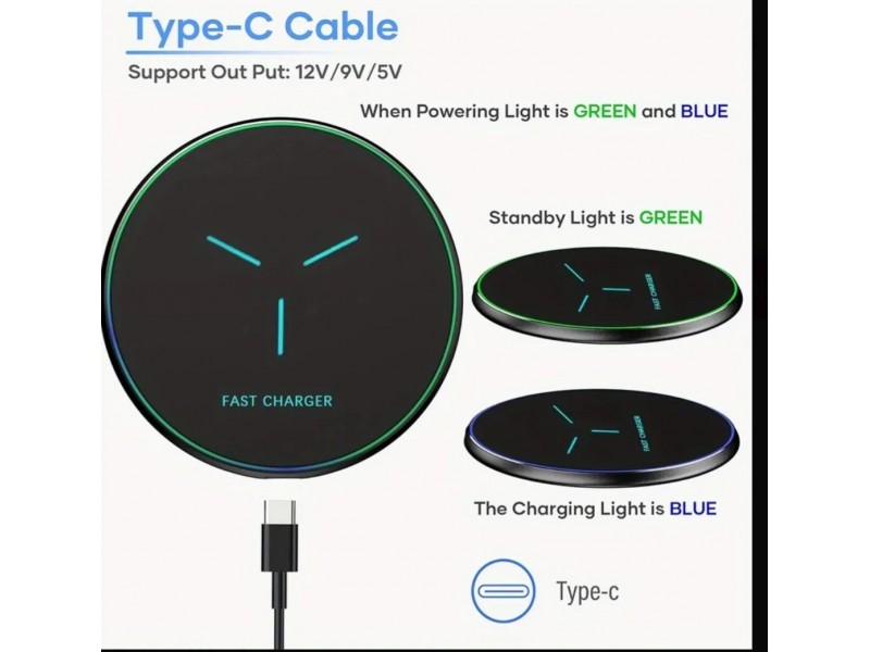 Brzi Bežični Punjač 15W - Fast - NOVO *SUPER PONUDA*