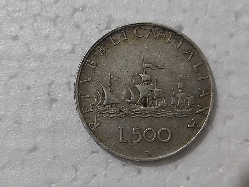 500 LIRA 1960 SREBRO.