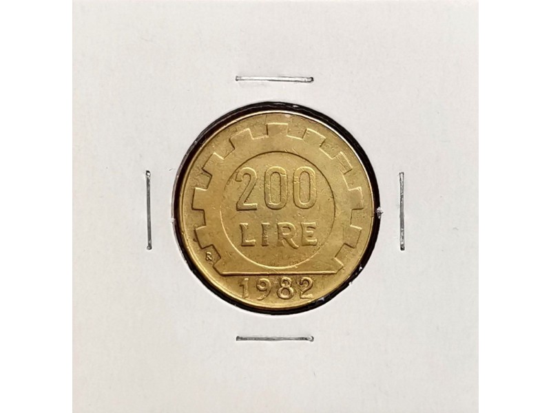 2956 - 200 Lire 1982. Italija
