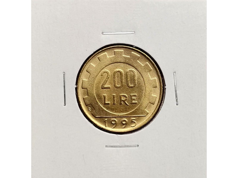 2963 - 200 Lire 1995. Italija
