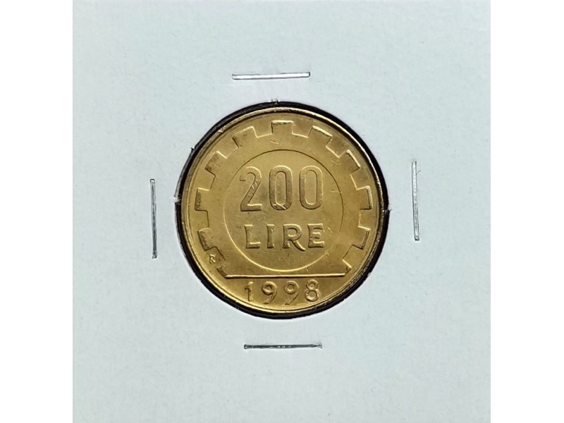2964 - 200 Lire 1998. Italija