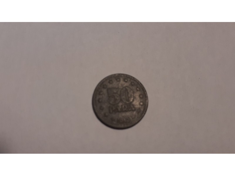 10 - JUGOSLAVIJA - 50 PARA - 1945