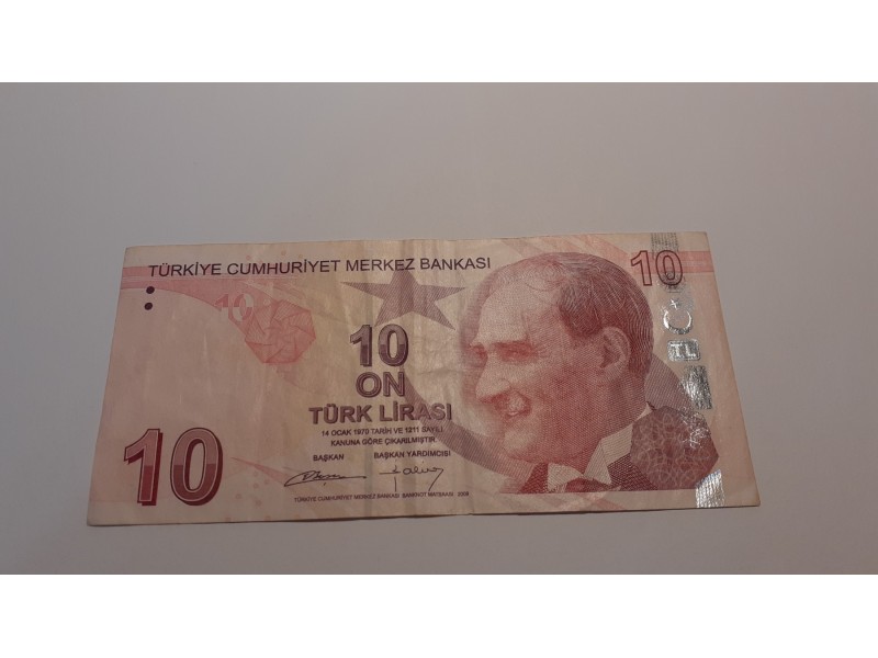 TURSKA - 10 LIRA