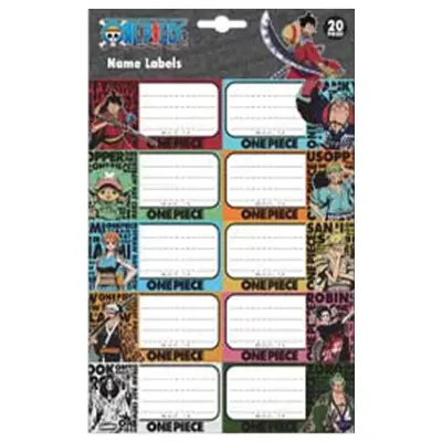Set nalepnica za sveske One Piece, 20 komada