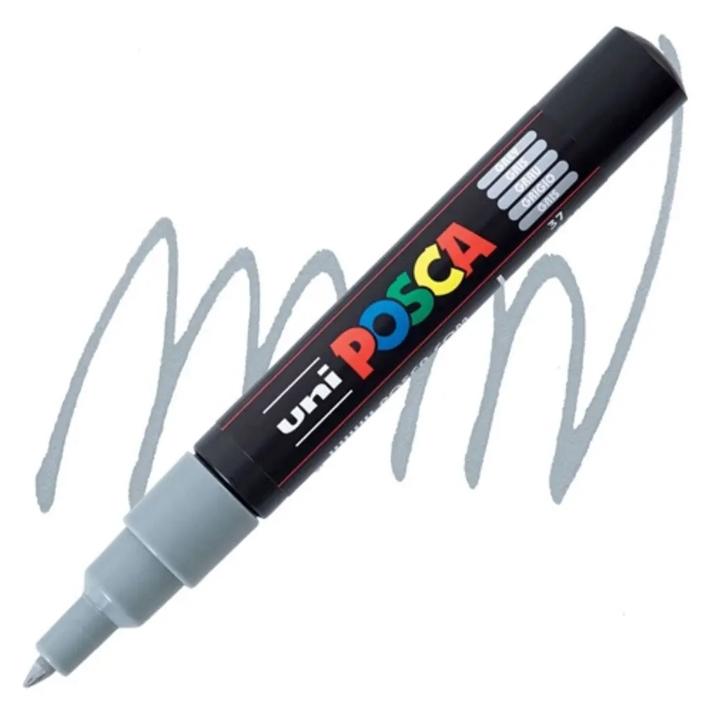 Posca Marker Uni PC-1M, 37, Sivi
