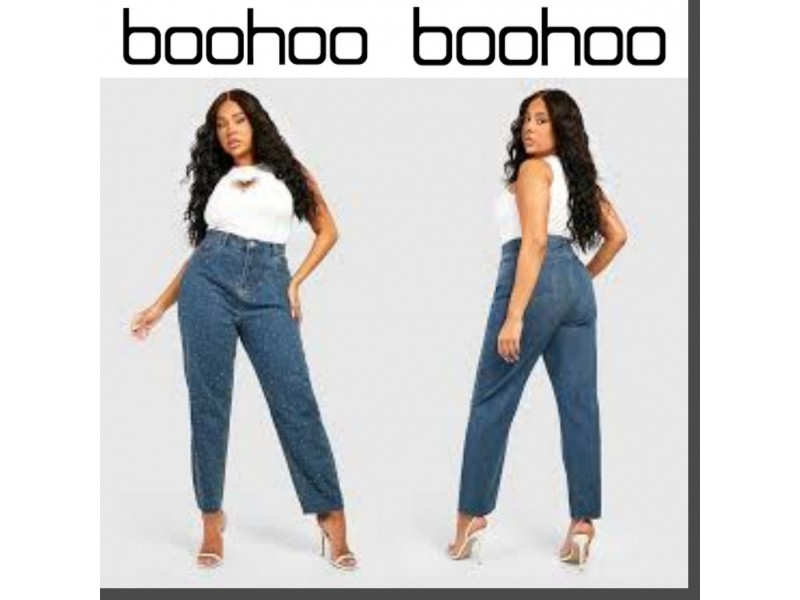 BOOHOO blue farmerice UK20EUR48 ETIKETA