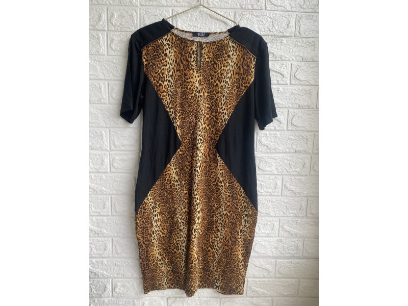 ** MONA ** MODERNA MIDI HALJINA ANIMAL PRINT