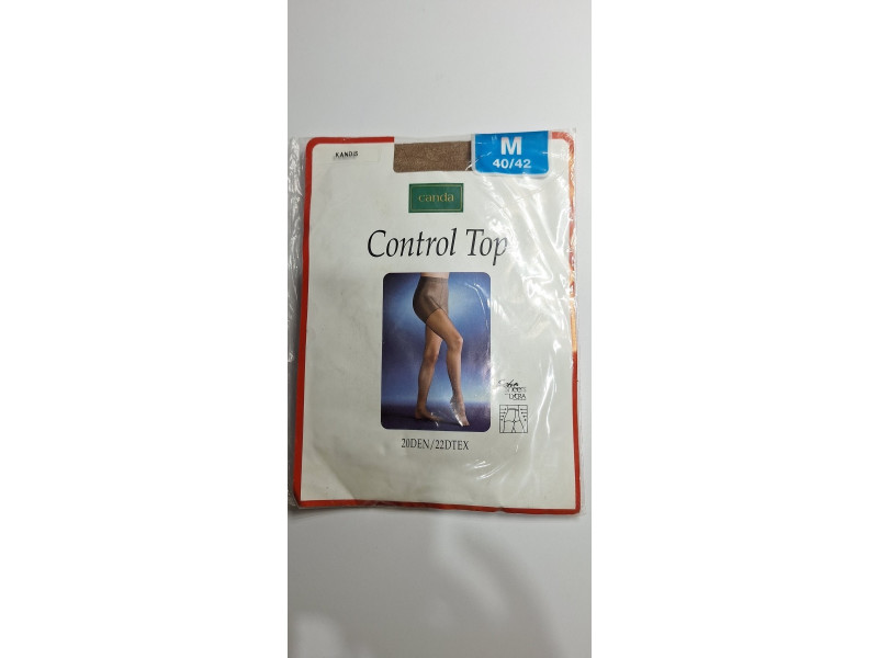 CANDA C&A control top likra čarape NOVO Mvel