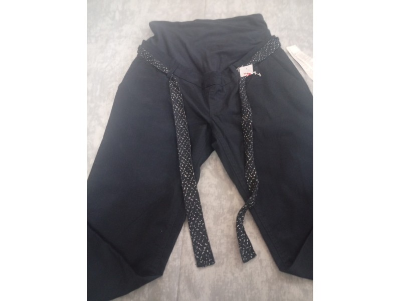 NOVO pantalone za trudnice vel 36 plave