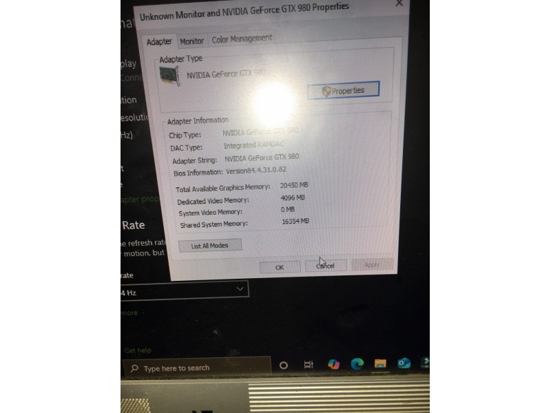 GTX 980 EVGA ACX 2.0, 4GB 256 bitna DDR5