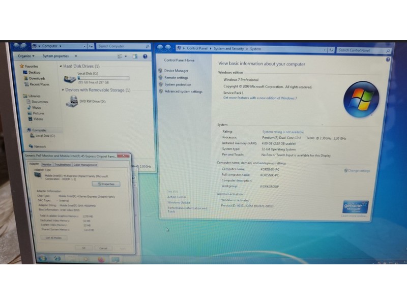SAMSUNG R730 LAPTOP ISPRAVAN