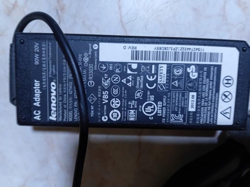 Ac Adapter Lenovo 20v4.5a 90W