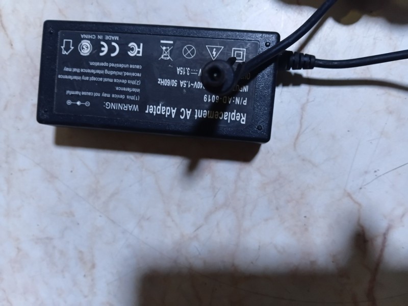 Replacement Ac Adapter 19v3.15a AD 6019